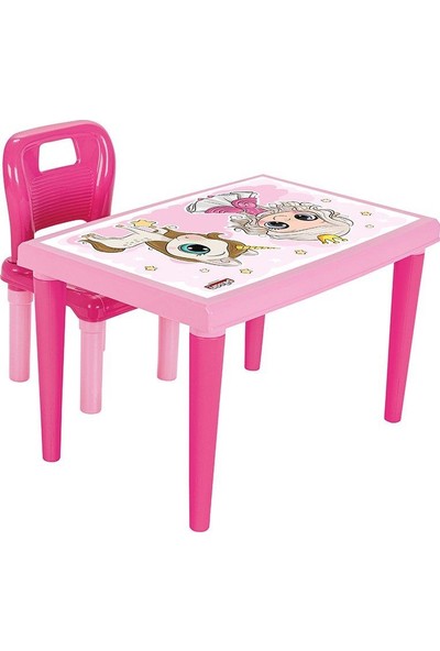 Pilsan Modern Çalışma Masası - Pembe 06-516