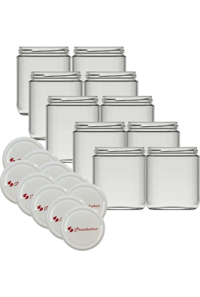 Pasabahce Kavanoz 425 cc 10 Adet Kapakli