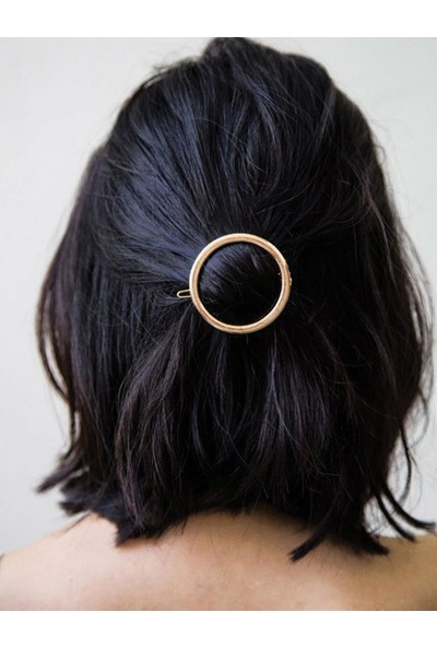 Rose Yuvarlak Klipsli Toka