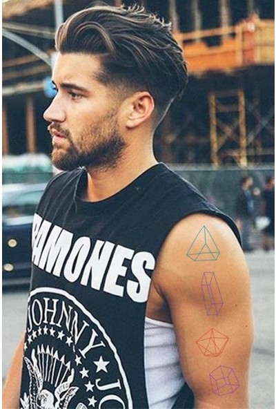 Colorful Geometry Geçici Dövme Colorful Geometry Geçici Dövme