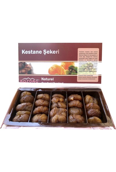 Bozdağ Kestane Şekeri Kutu 500 gr