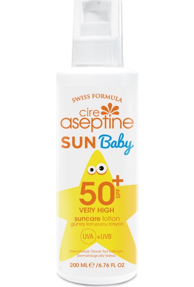 Cire Aseptine Sun Baby Spf50+ Lotion 200Ml Cire Aseptine Sun Baby Spf50+ Lotion 200Ml