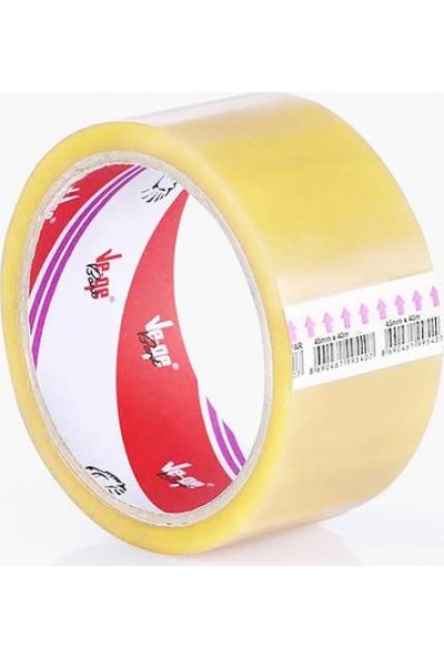 Ve-Ge Bufalo Şeffaf Koli Bandı Ambalaj Bantı 45 mm x 40 Metre - 6'li