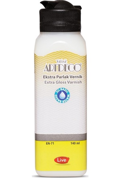 Artdeco Su Bazlı Vernik Ekstra Parlak 140ML