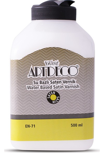 Artdeco Su Bazlı Saten Vernik 500ML Artdeco Su Bazlı Saten Vernik 500ML