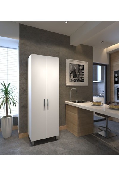 Zerka Concept Mdf 8 Raflı Çok Amaçlı Dolap Zerka Concept Mdf 8 Raflı Çok Amaçlı Dolap