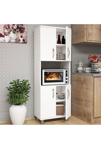 Zerka Concept Mdf Çok Amaçlı Fırın Bölmeli Dolap Kitaplık Dolap Zerka Concept Mdf Çok Amaçlı Fırın Bölmeli Dolap Kitaplık Dolap