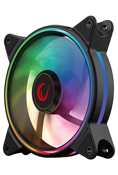 Rampage 4C-120S 120 x 120 x 25mm Gökkuşağı Renkli Kasa Fanı Rampage 4C-120S 120 x 120 x 25mm Gökkuşağı Renkli Kasa Fanı