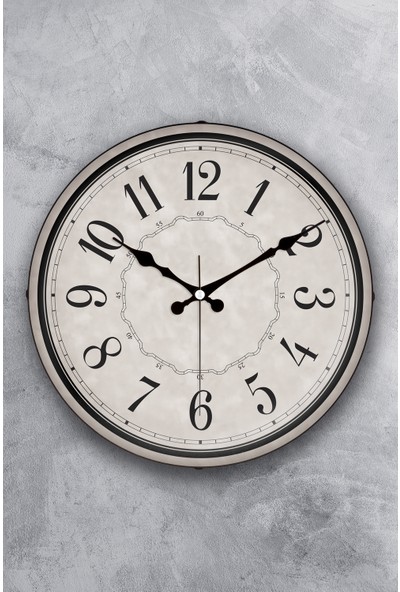 More Dizayn Cam Bombe Sessiz Mekanizma Duvar Saati 36 cm