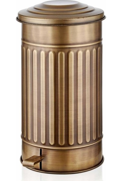 Evim Tatlı Evim Çöp Kovası Mutfak 24 Lt - Gold Kaplama Evim Tatlı Evim Çöp Kovası Mutfak 24 Lt - Gold Kaplama