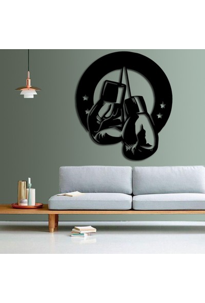 Woodenart Ledli Boks Eldiveni Ahşap Tablo