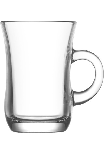 Lav Yudum 6'lı Kulplu Çay Bardağı