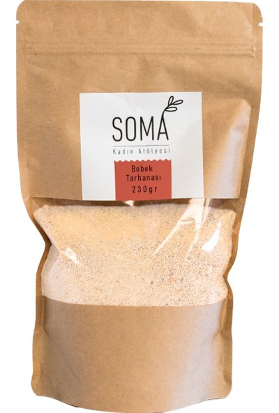 Soma Kadın Atölyesi Bebek Tarhanası Katkısız - 230 gr Soma Kadın Atölyesi Bebek Tarhanası Katkısız - 230 gr