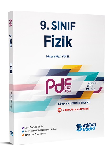 Eğitim Vadisi Yayınları 9. Sınıf Fizik Pdf Planlı Ders Föyü Eğitim Vadisi Yayınları 9. Sınıf Fizik Pdf Planlı Ders Föyü