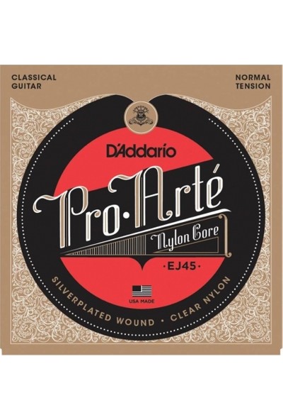 Daddario EJ45 Pro Arte 4/4 Klasik Gitar Daddario EJ45 Pro Arte 4/4 Klasik Gitar