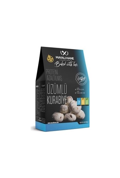Mayalı Hane Düşük Proteinli ve Glutensiz Üzümlü Kurabiye 150 gr