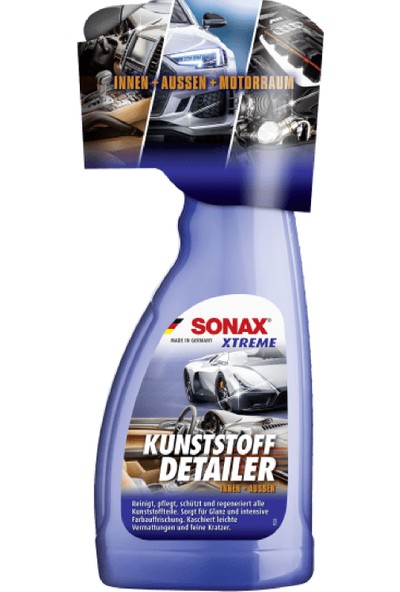Sonax Xtreme Detaylı Iç ve Dış Plastik Temizleyici (500 ml) Sonax Xtreme Detaylı Iç ve Dış Plastik Temizleyici (500 ml)