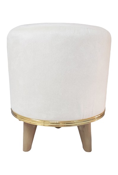 Müber Tasarım Üç Ayaklı Saten Puf