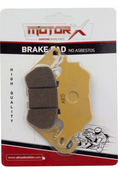 Motorx Yamaha Yzf R25 Arka Fren Disk Balatası Motorx Yamaha Yzf R25 Arka Fren Disk Balatası