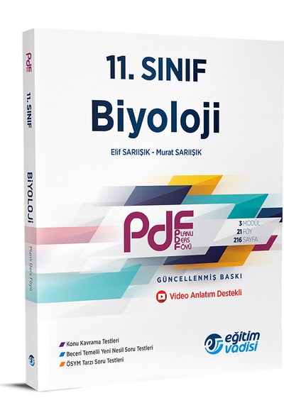 Eğitim Vadisi Yayınları 11. Sınıf Biyoloji Pdf Planlı Ders Föyü Eğitim Vadisi Yayınları 11. Sınıf Biyoloji Pdf Planlı Ders Föyü