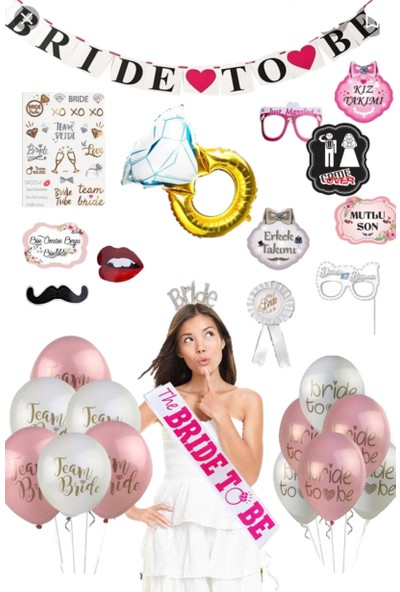 Pembe Mavi Bekarlığa Veda Bride Tobe Bride Team Set Pembe Mavi Bekarlığa Veda Bride Tobe Bride Team Set