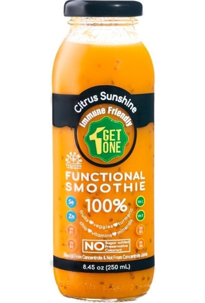 Get One 100% Narenciye Tropikal Smoothie 250 ml