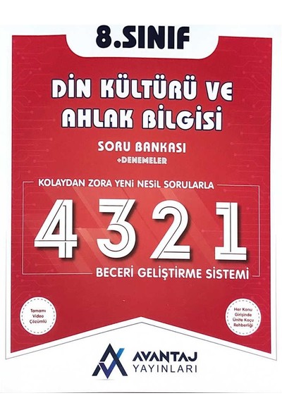 Avantaj Yayınları 8.sınıf Din Kültürü ve Ahlak Bilgisi Soru Bankası + Denemeler Avantaj Yayınları 8.sınıf Din Kültürü ve Ahlak Bilgisi Soru Bankası + Denemeler