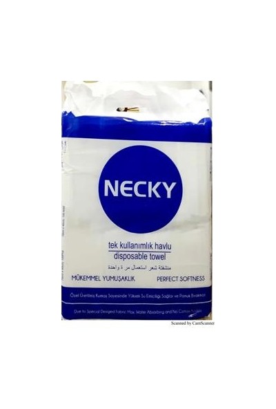 Necky Tek Kullanımlık Havlu Tekli Paket 100'lü 70 cm x 40 cm Necky Tek Kullanımlık Havlu Tekli Paket 100'lü 70 cm x 40 cm