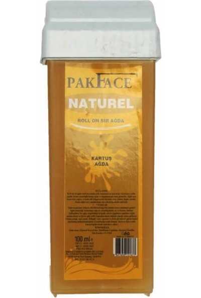 Pakface Natural Roll-On Ağda Pakface Natural Roll-On Ağda