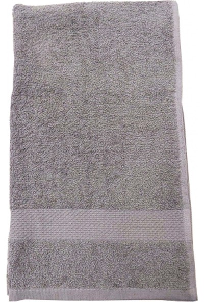 Ödel Buldan Armürlü Banyo Havlusu 335 gr/m2 300 gr/adet gri 70 x 140 cm