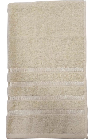 Ödel Buldan Çizgili Armürlü Banyo Havlusu 70 x 140 cm Ecru Ödel Buldan Çizgili Armürlü Banyo Havlusu 70 x 140 cm Ecru
