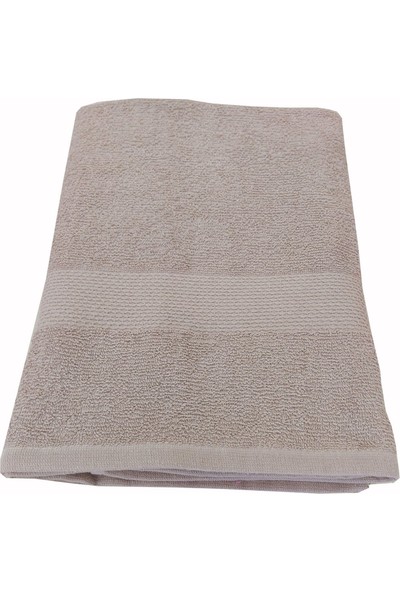 Ödel Buldan Armürlü Banyo Havlusu 335 gr/m2 300 gr/adet Açık Kahve 70 x 140 cm