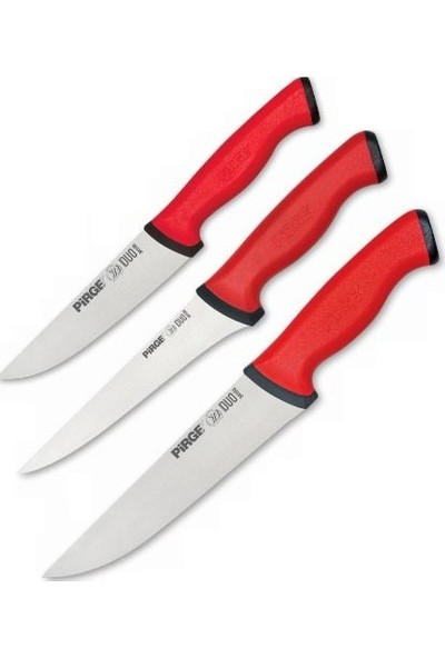 Pirge Duo Profesyonel Kasap Kurban Bıçak Seti Pirge Duo Profesyonel Kasap Kurban Bıçak Seti