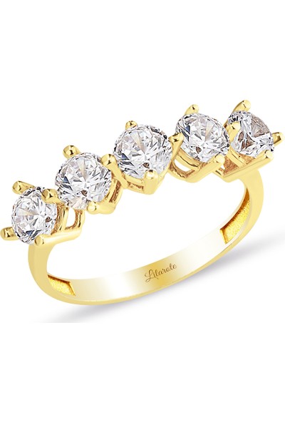 Lilarote Beştaş Altın Yüzük Sarı 14 Ayar Lilarote Beştaş Altın Yüzük Sarı 14 Ayar