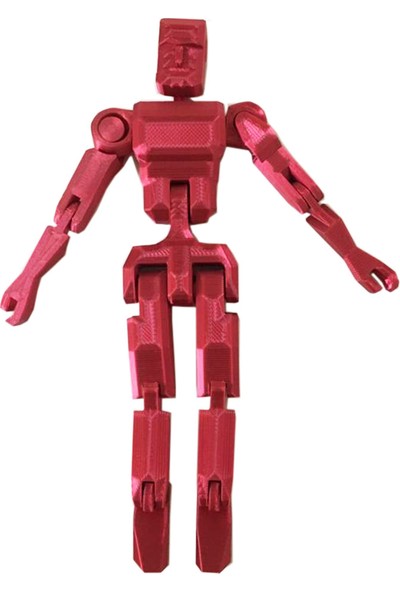 NCT Robotik 3D Printer Baskı Eklemli Insan Baskısı Kırmızı NCT Robotik 3D Printer Baskı Eklemli Insan Baskısı Kırmızı