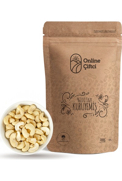 Online Çiftçi Çiğ Kaju 1000 gr