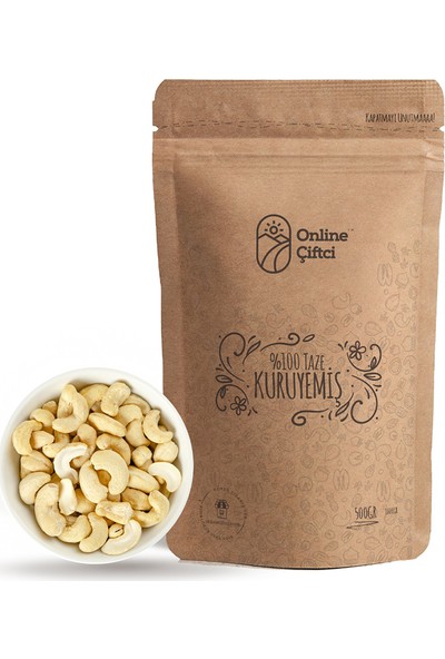 Online Çiftçi Çiğ Kaju 500 gr