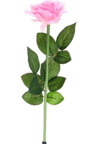 Bimbambom Solar Bahçe Lambası Pembe Gül 7904 1Dal, Dekoratif Bahçe Aydınlatma