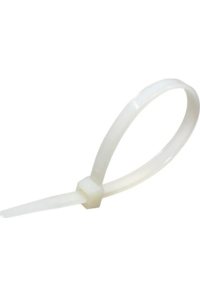 Çetsan Kablo Bağı Cırt Kelepçe Beyaz 2,5 x 150 mm 100'lü