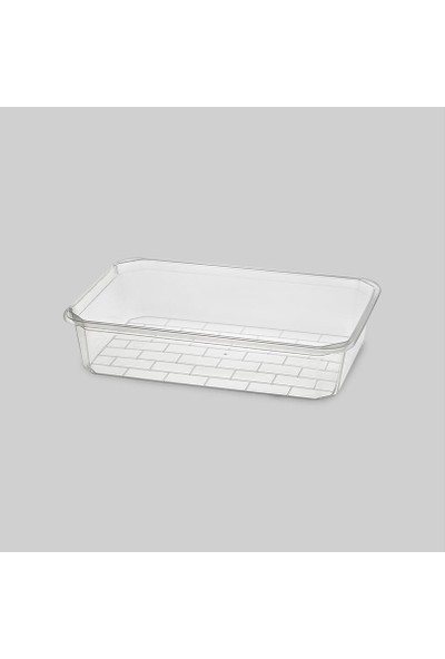 Erkoç Plastik Şeffaf Açık Küvet 33X45X9 Cm E344