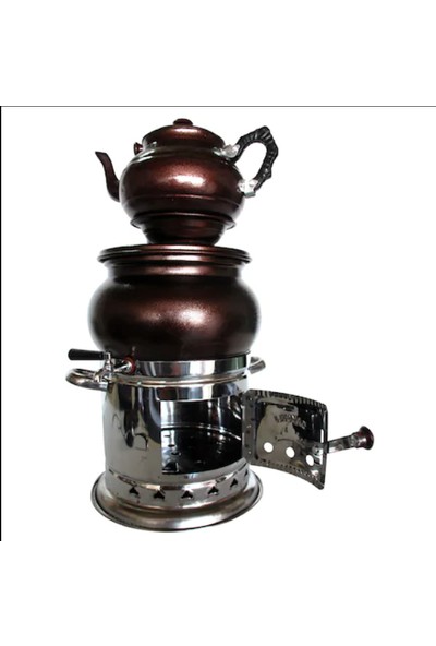 Eskişehir Bakır Görünümlü Alüminyum Odunlu Ve Kömürlü Lux Çay Semaveri Eskişehir Bakır Görünümlü Alüminyum Odunlu Ve Kömürlü Lux Çay Semaveri