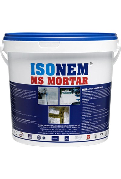 İsonem Ms Mortar - Beyaz 10 Kg Akrilik Tamir Harcı