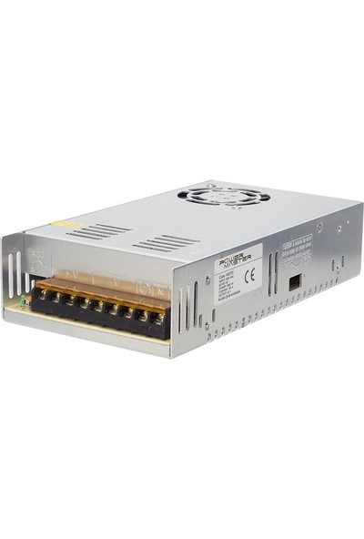 Powermaster 12V 30A Fanlı Metal Kasa Adaptör Powermaster 12V 30A Fanlı Metal Kasa Adaptör