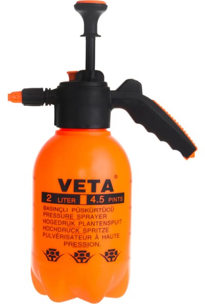 Veta Basınçlı Püskürtücü Şişesi 2 Lt. - Sıvı Atış Mesafesi: Minimum 3 M Veta Basınçlı Püskürtücü Şişesi 2 Lt. - Sıvı Atış Mesafesi: Minimum 3 M