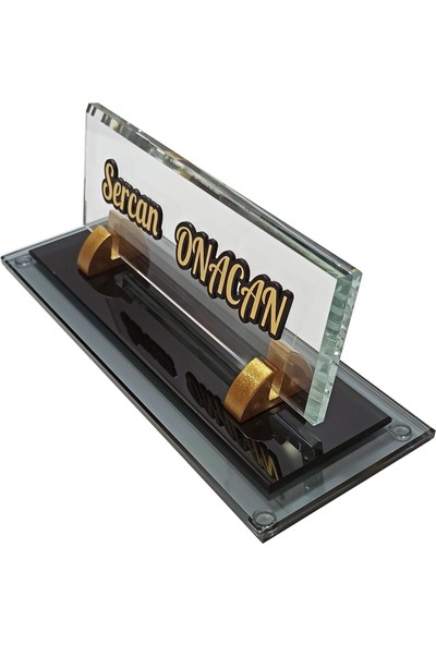 Mert Kristal Masa İsimliği M523 Mert Kristal Masa İsimliği M523