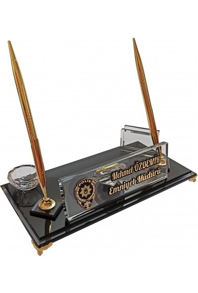 Mert Kristal Polislere Özel Emniyet Çalışanlarına Özel Egm Logolu Masa İsimliği Mert Kristal Polislere Özel Emniyet Çalışanlarına Özel Egm Logolu Masa İsimliği