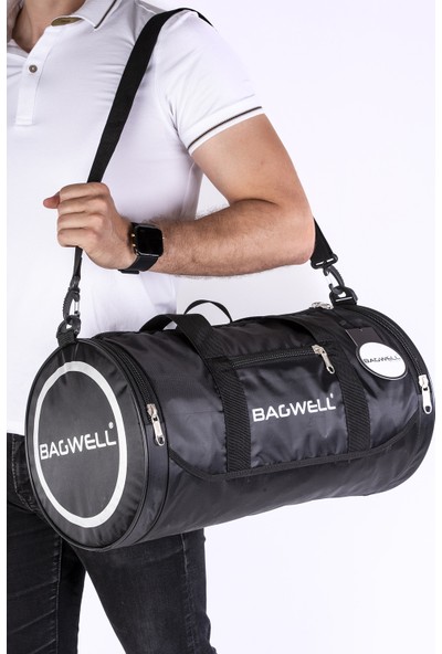 Bagwell Yeni Sezon Büyük Siyah Spor Ve Seyahat Çantası Bagwell Yeni Sezon Büyük Siyah Spor Ve Seyahat Çantası