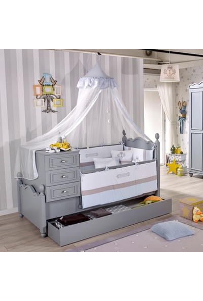 Meltem Smart Romantika Exclusive Cibinlik Seti - 80x180 cm Meltem Smart Romantika Exclusive Cibinlik Seti - 80x180 cm