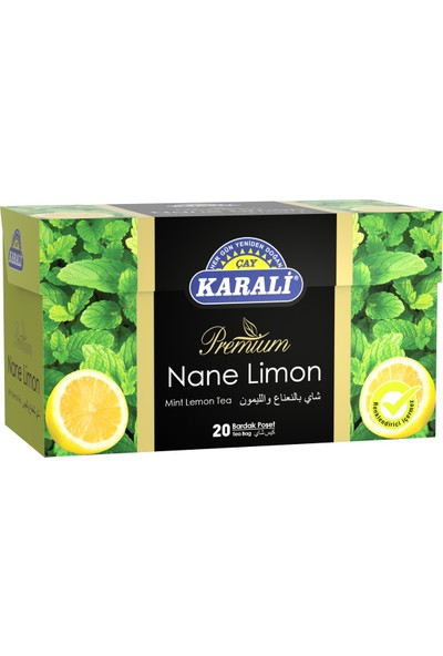 Karali Bardak Poşet Nane-Limon 20'li Karali Bardak Poşet Nane-Limon 20'li