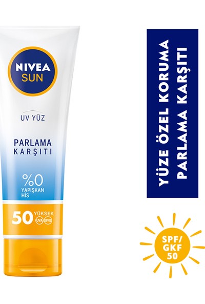 Nivea Sun Yüz Parlama Karşıtı Güneş Kremi Spf 50